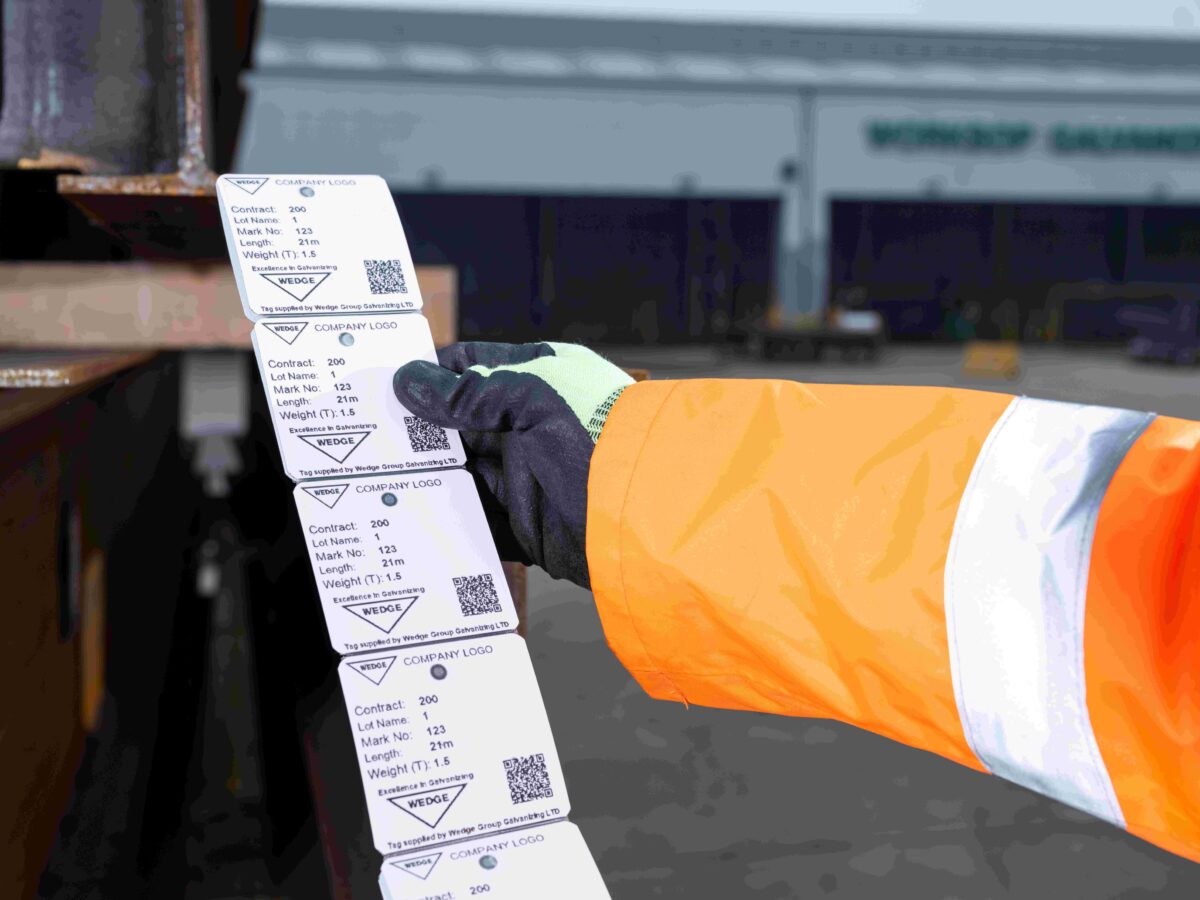 Steel Tagging for the Galvanizing Process