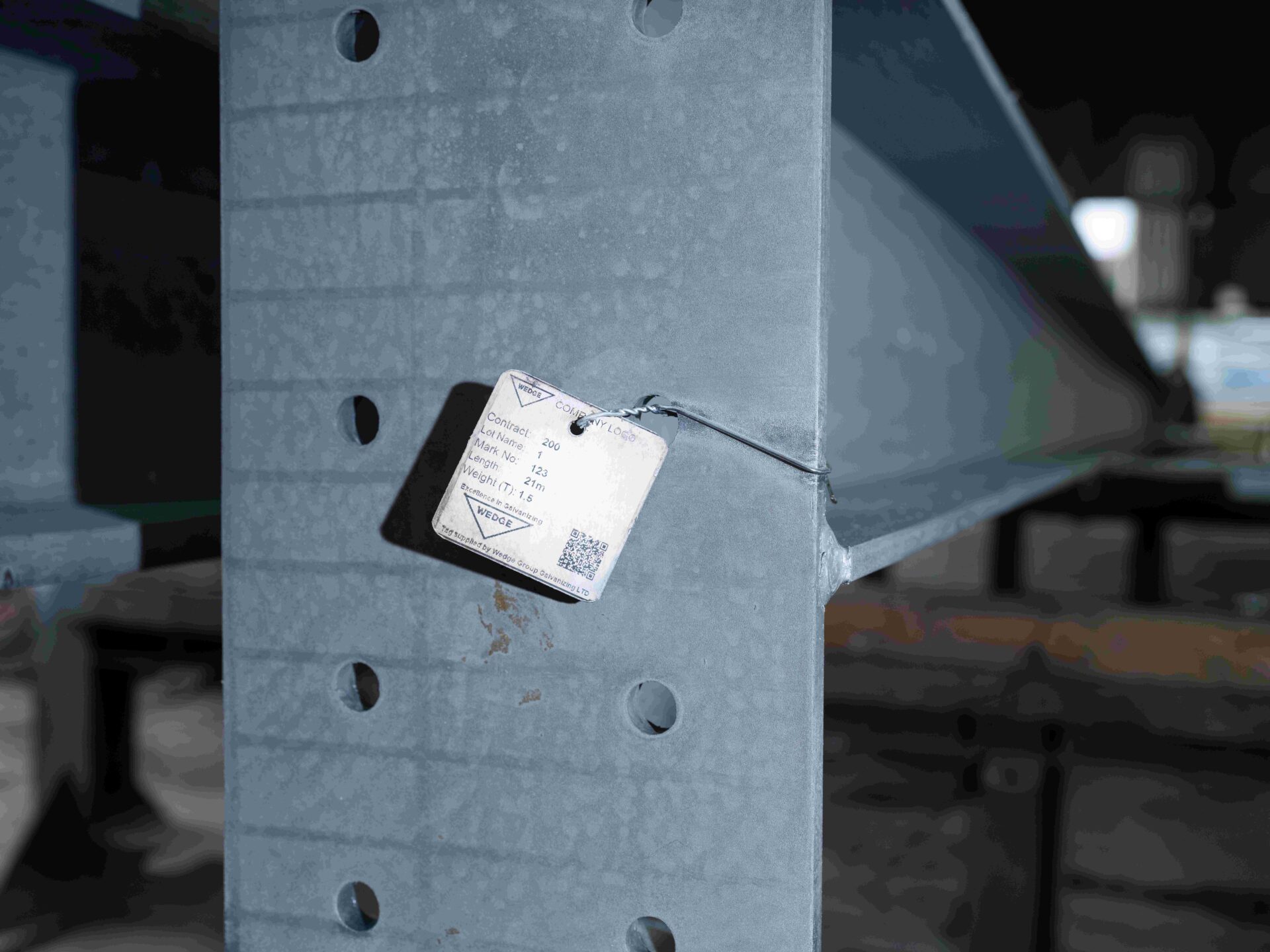 Steel Tagging for the Galvanizing Process