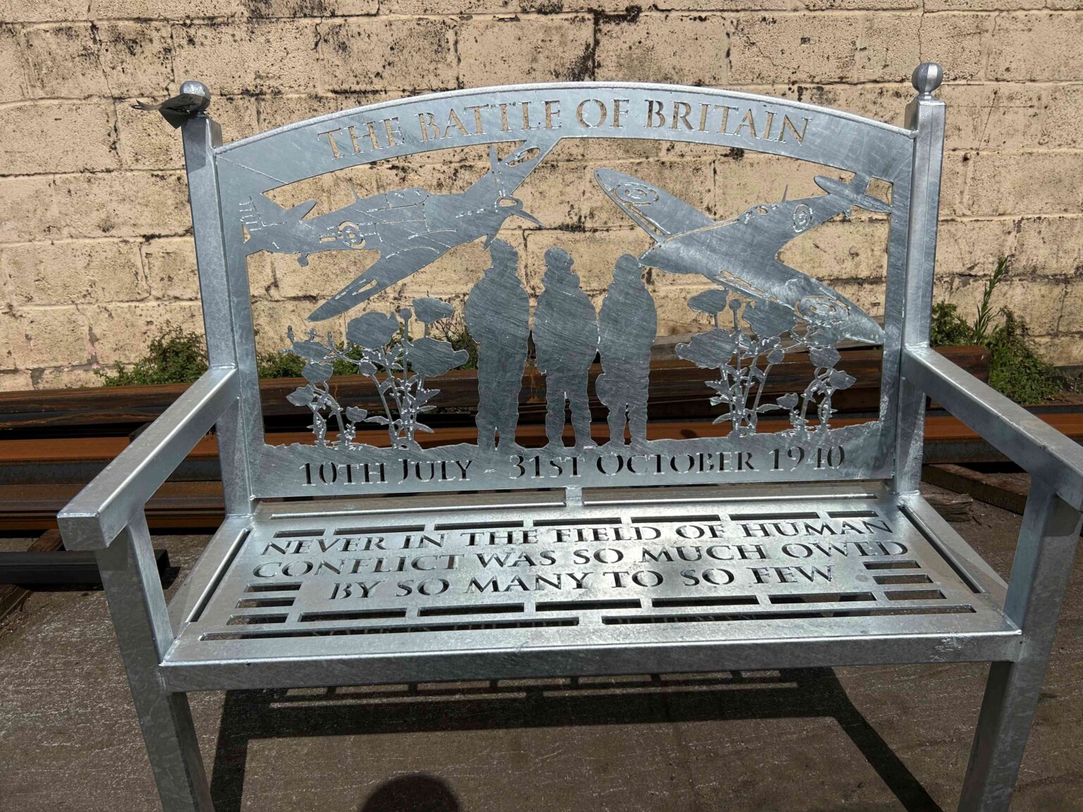 Remembrance Bench Commemorates 85th Anniversary of Battle of Britain ...